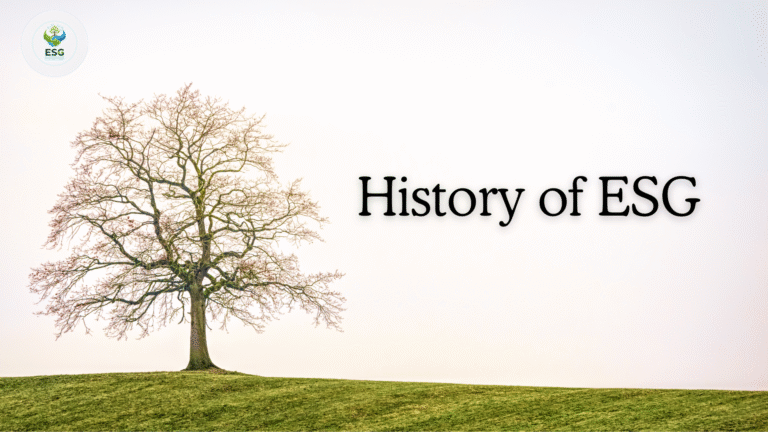 History of ESG - Detailed Information & Timeline | ESG Expertisse